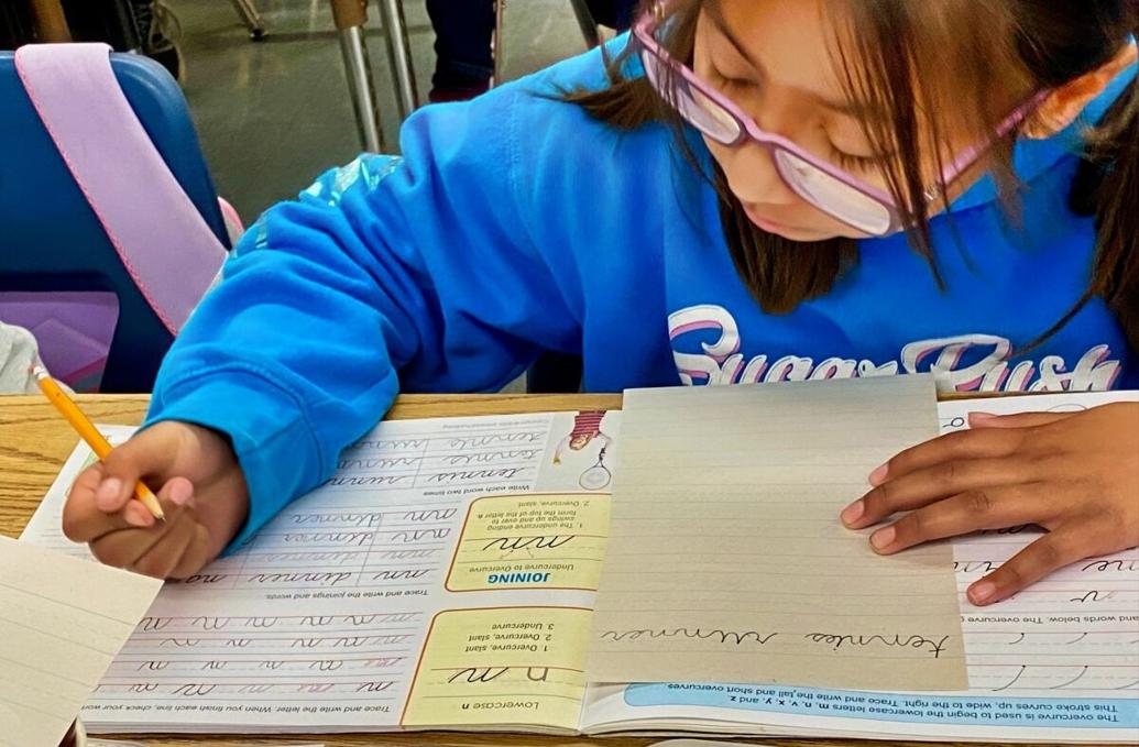 Cursive Revival: Students Master Handwriting | Schools | theeastsiderla.com