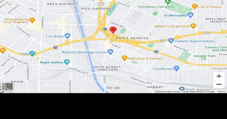 Boyle Heights brush fire next to freeway extinguished | Boyle Heights ...