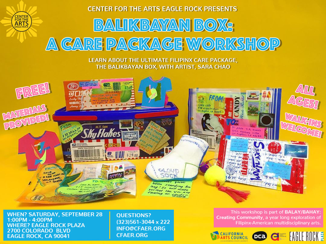 Balikbayan Box: A Care Package Workshop, with Artist, Sara Chao at ...