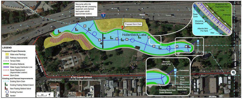 Boyle Heights’ Hollenbeck Park Lake preparing for a major makeover ...