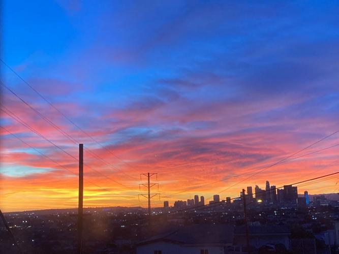 Friday's Sunset | Scenes And Sightings | theeastsiderla.com