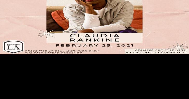 Jean Burden Poetry Reading, featuring Claudia Rankine | Calendar ...