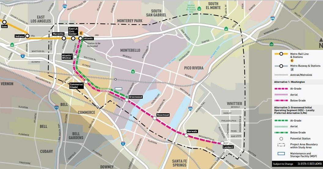 Metro E-Line extension from East L.A. to Whitter takes a big step ...