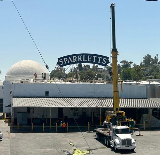 Sparkletts sign from Highland Park, Eagle Rock plant | Highland Park ...