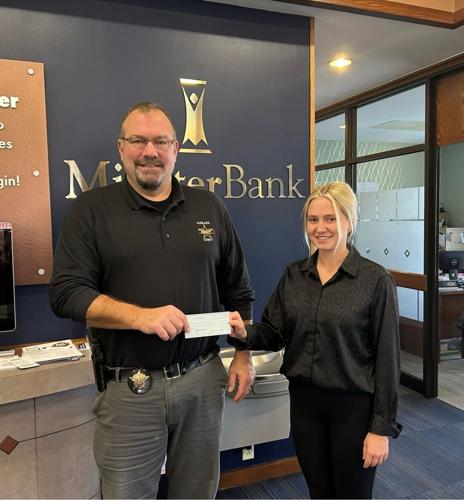 St. Marys-Minster Bank employees donate to Shop with the Blue | News ...
