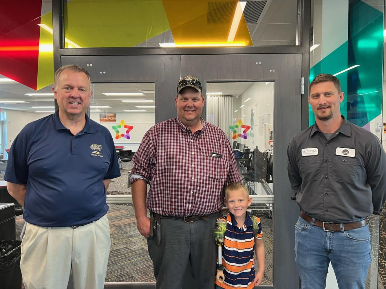 Tri Star provides prosthetic to local child | News | theeveningleader.com