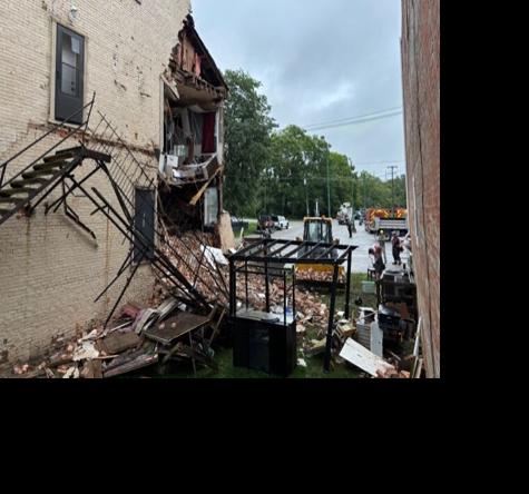Partial building collapse this morning in St. Marys | News ...