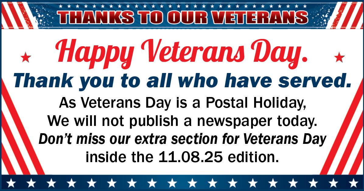 Happy Veterans Day | News | theeveningleader.com