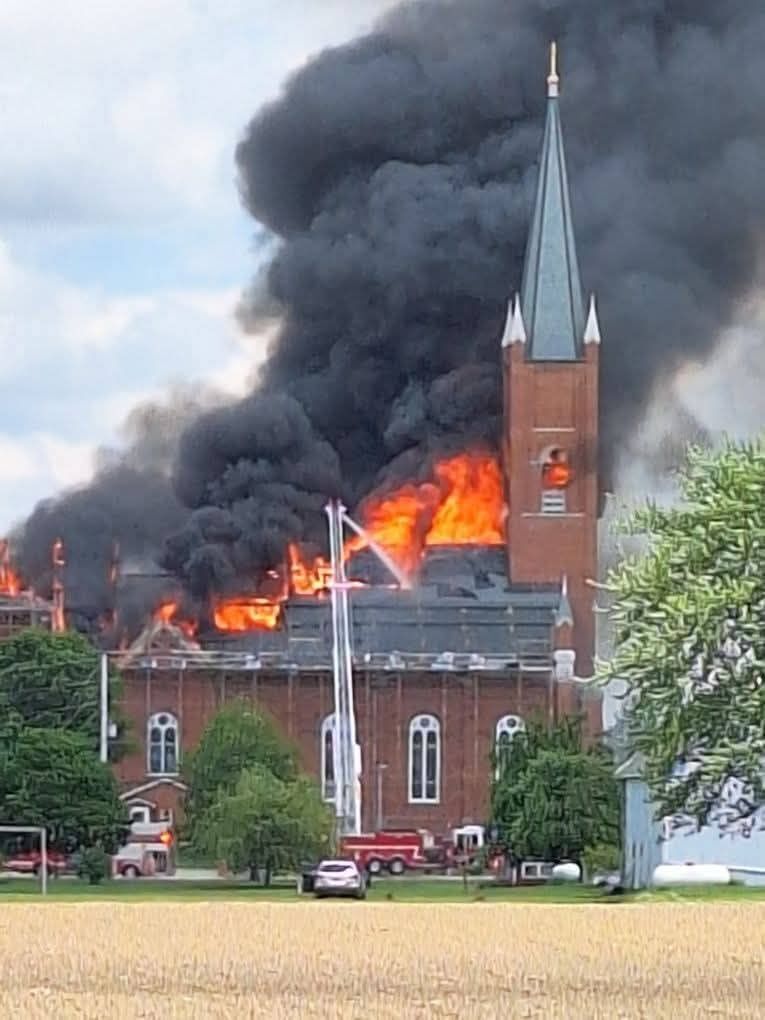 Fire causes massive damage to historic Maria Stein church | News ...