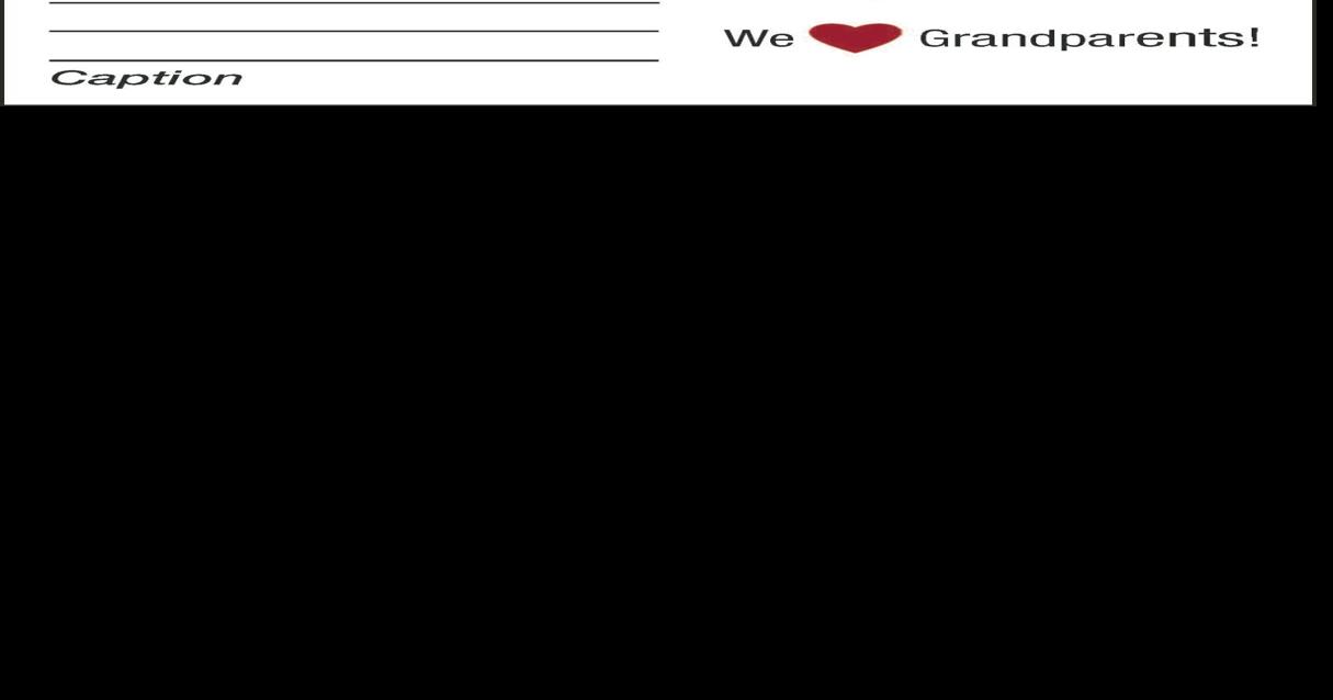 Grandparents Day Project at The Evening Leader | Announcements ...