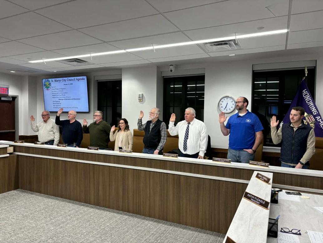 New St. Marys City Council members take Oath of Office | News ...