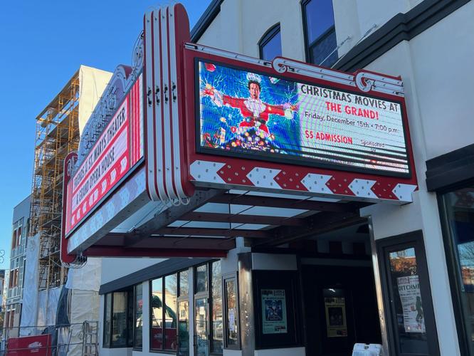 The Grand marquee lights up, showing big progress | | theeveningleader.com