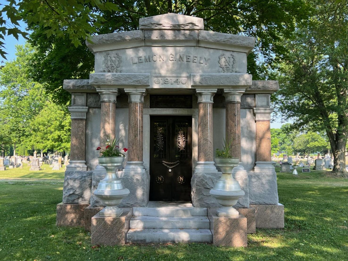 Lemon Neely mausoleum refurbished in Elm Grove Cemetery | News ...