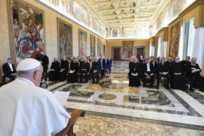 Pope says Christian unity advances with prayer, study, joint work ...