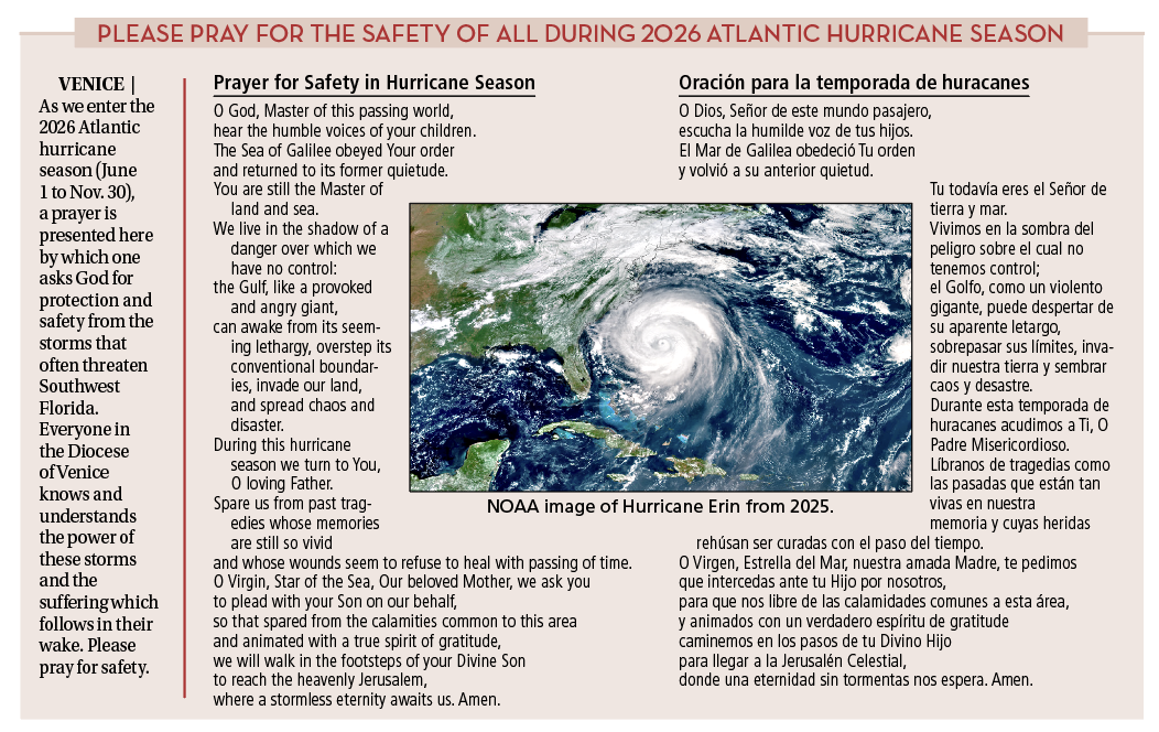 Be prepared: 2026 Hurricane Season starts June 1 | Venice ...