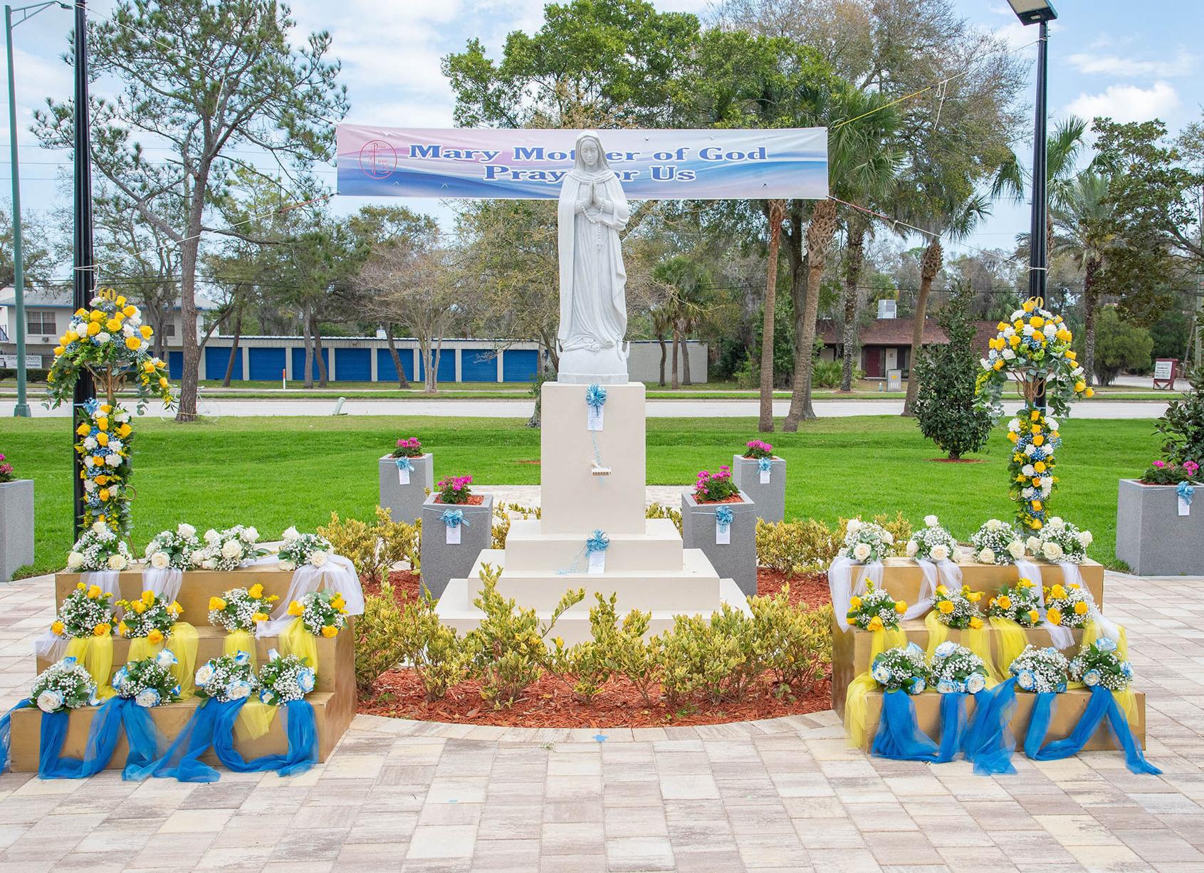 Mary’s Peace Garden brings joy to Prince of Peace | Orlando ...