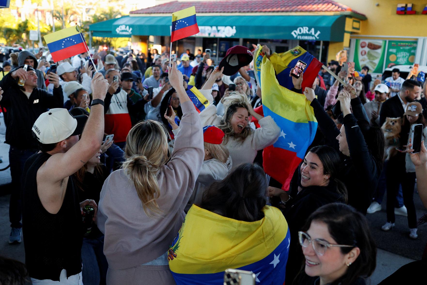 Florida Venezuelans react with hope amid fast-moving developments back ...