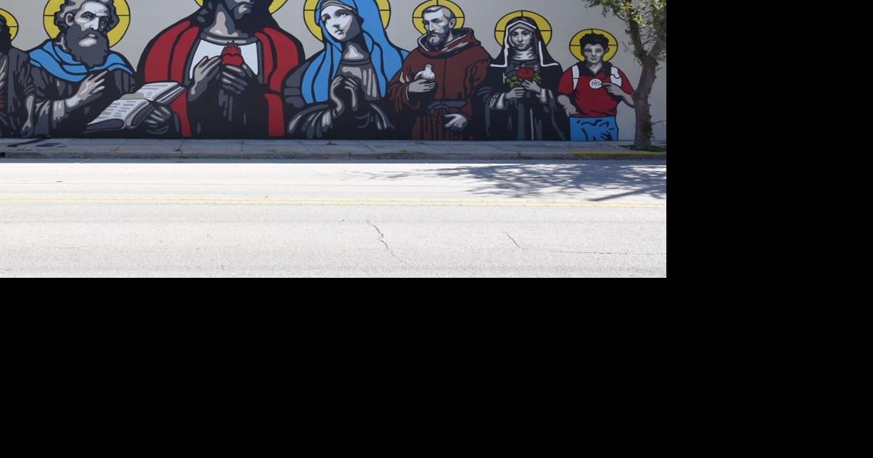 Saints mural touches hearts | Orlando | thefloridacatholic.org
