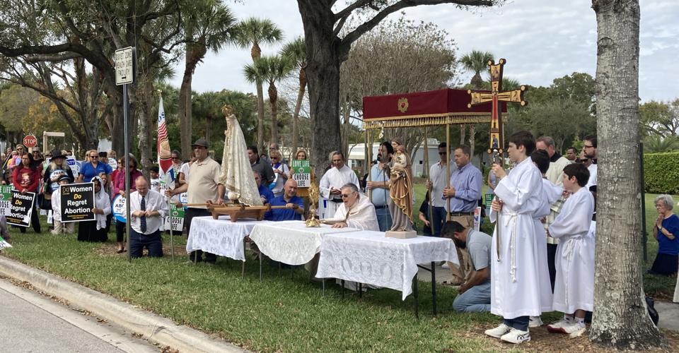 MASS, PROCESSION and PRAYER IN HONOR OF ALL HUMAN LIFE | Palm Beach ...