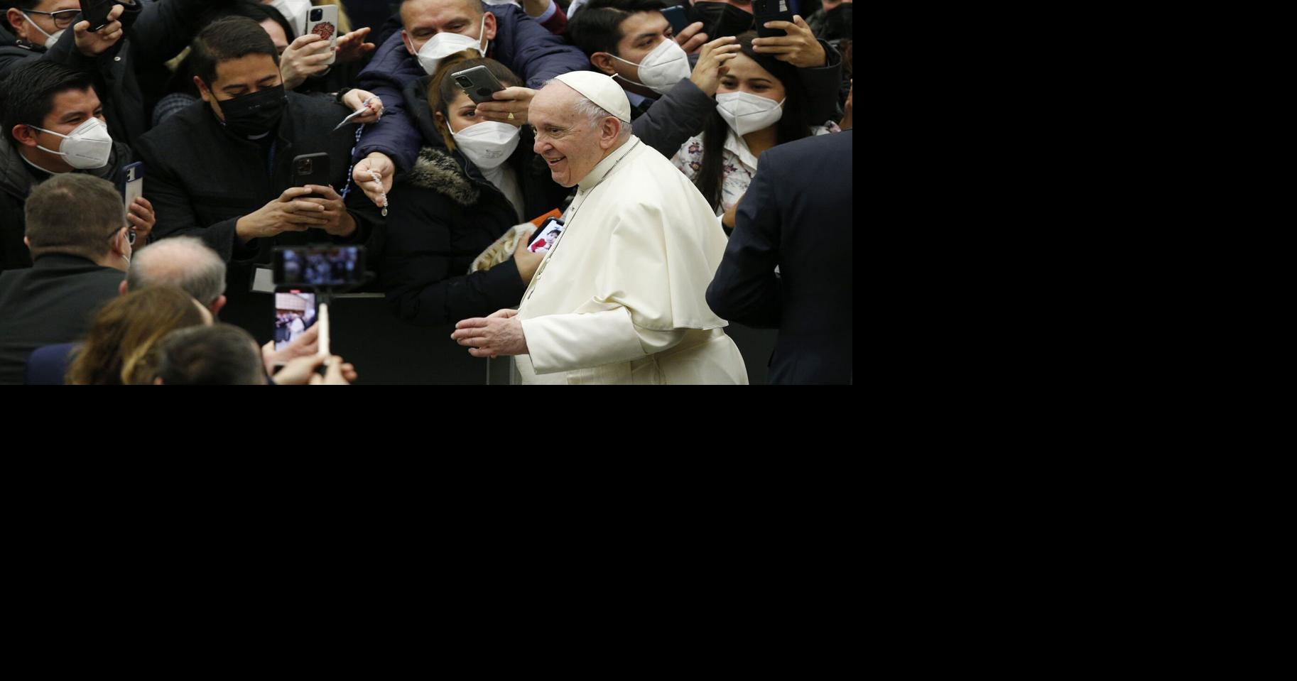 Pope talks about devotion to saints, prays for man who interrupted ...