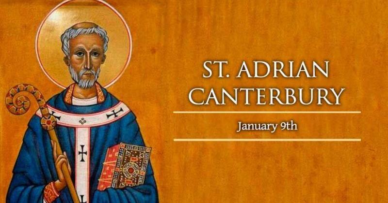 St. Adrian of Canterbury | Saint of the Day | thefloridacatholic.org