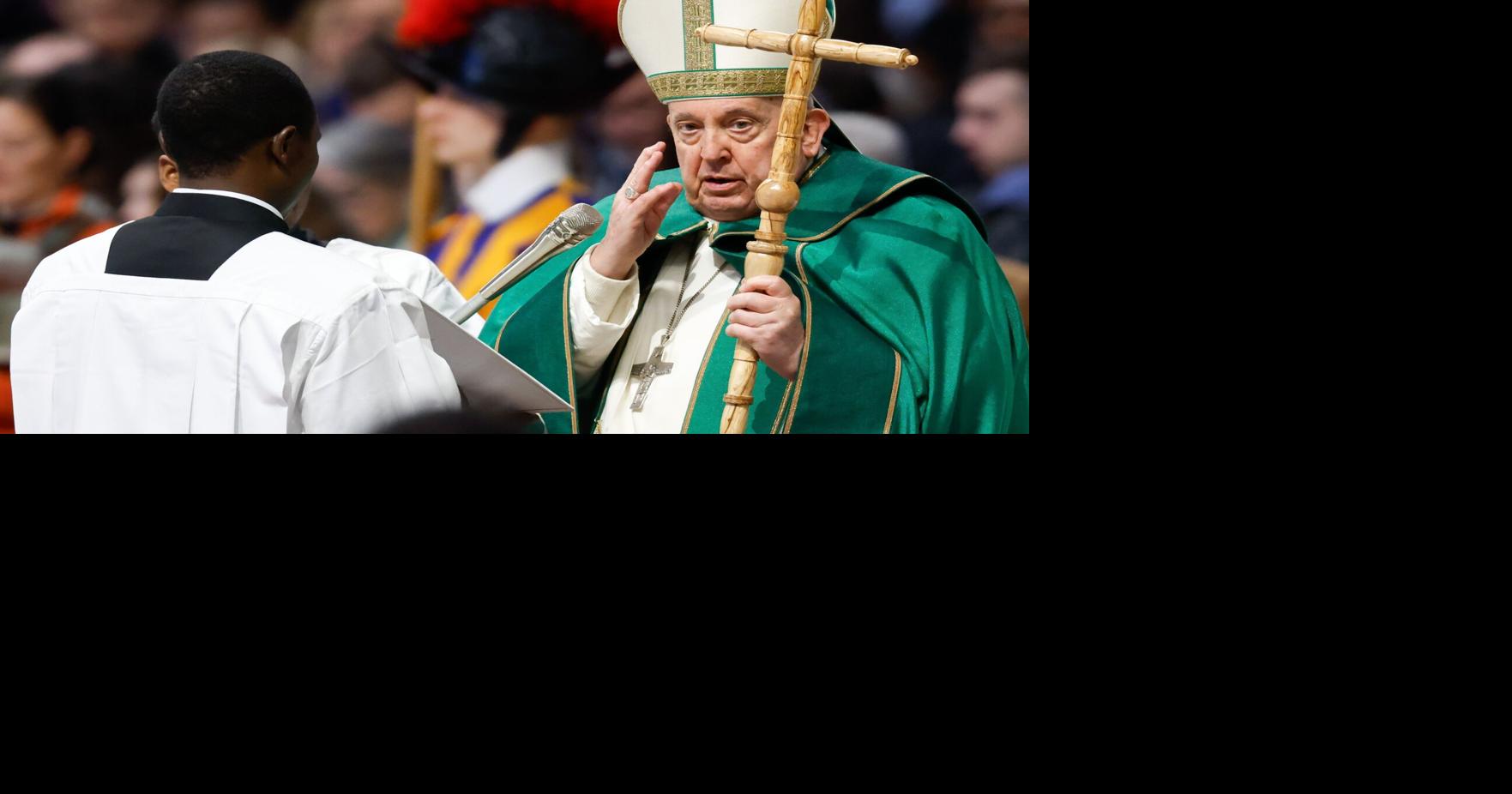 Amid 'barrage' of words online and off, listen to God's word, pope says ...