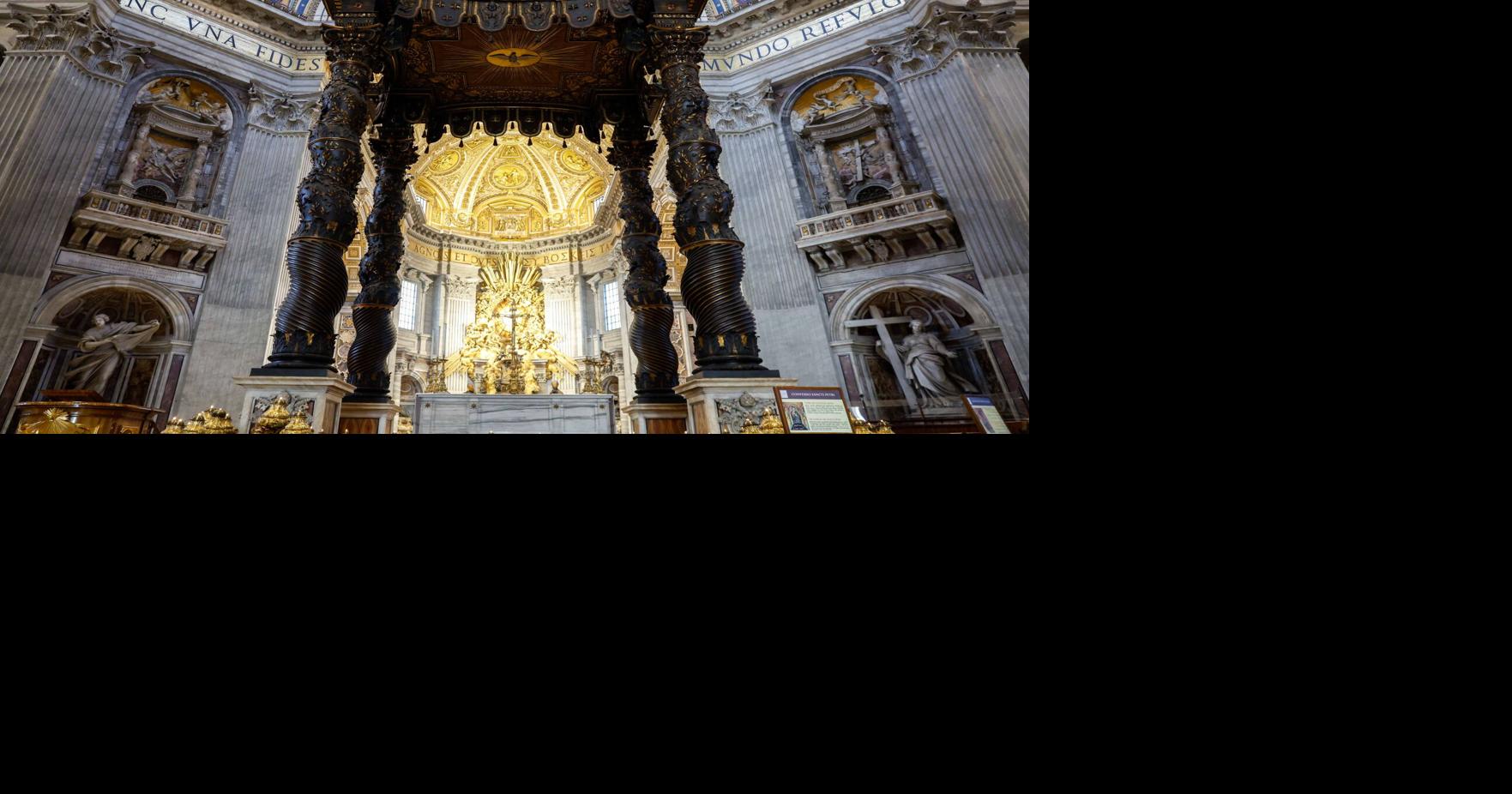 Canopy over main altar of St. Peter's Basilica to undergo restoration ...