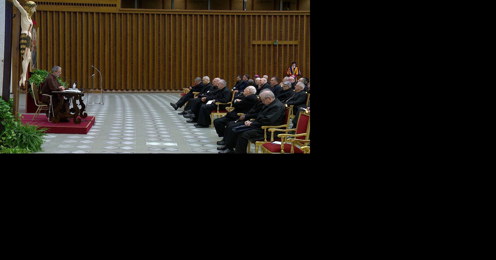 Pope's condition continues to improve; he is following Lenten retreat ...