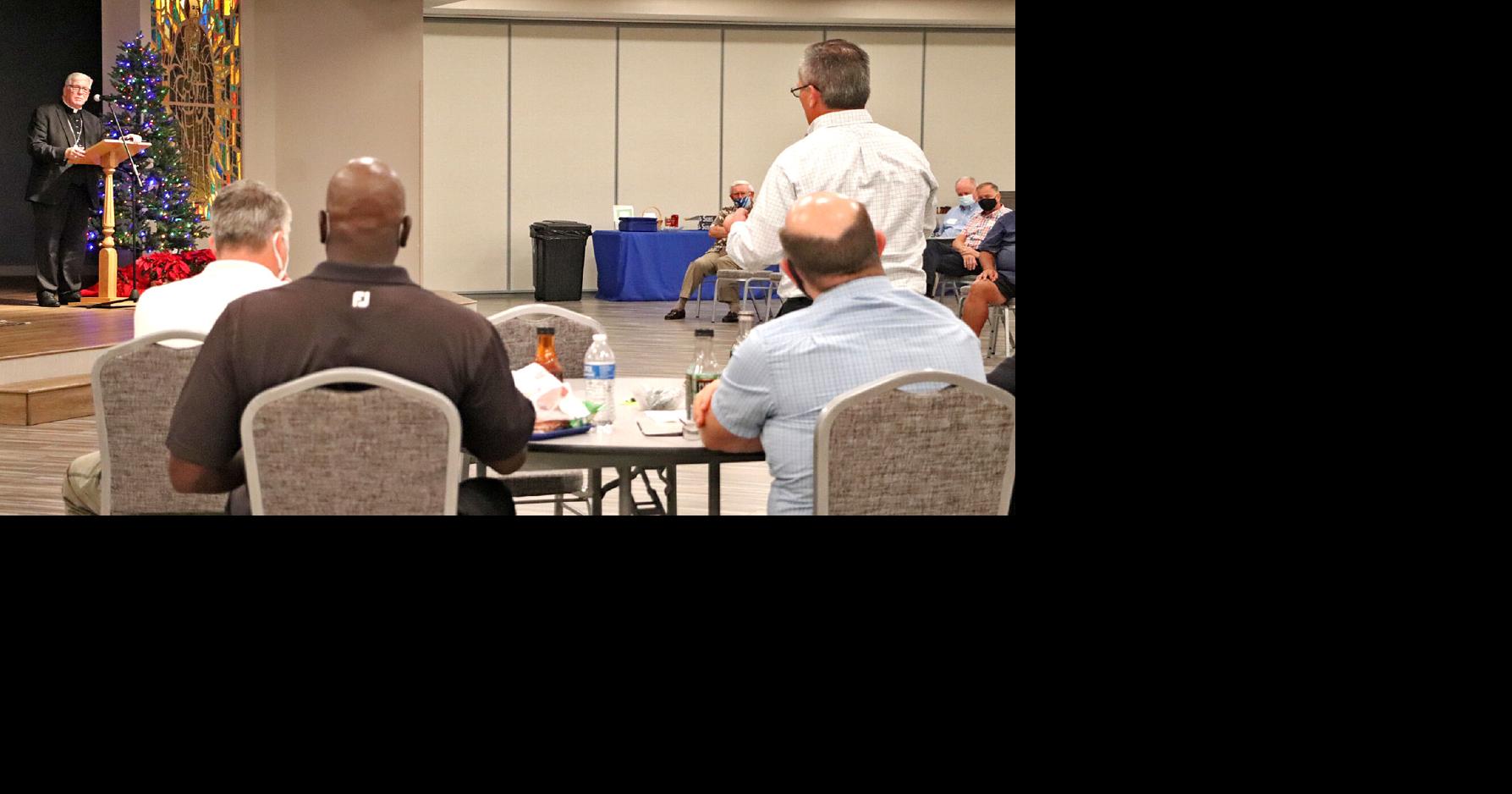 Bishop Dewane addresses men’s retreat | Venice | thefloridacatholic.org