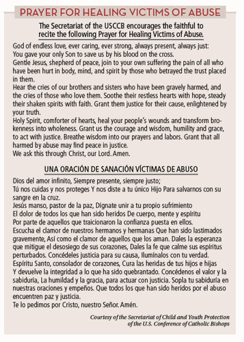 Mass held to pray for victims of child abuse | Venice ...