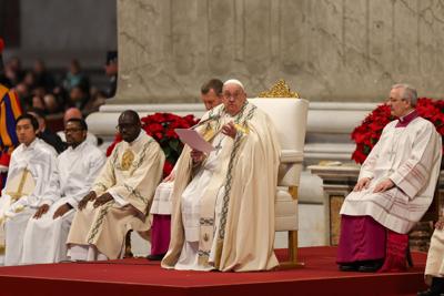 On New Year's, pope calls for real commitment to respect human life ...
