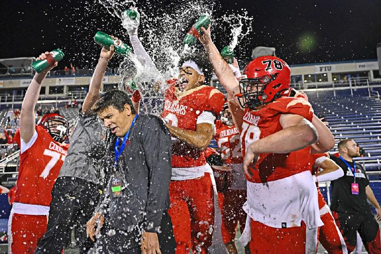 Catholic high school Cougars are state football champions | Venice ...