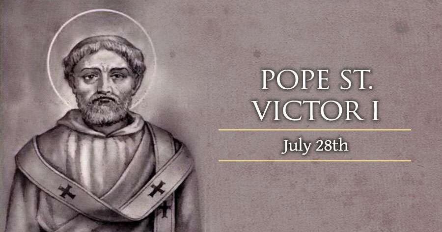 St. Victor I, Pope | Saint of the Day | thefloridacatholic.org