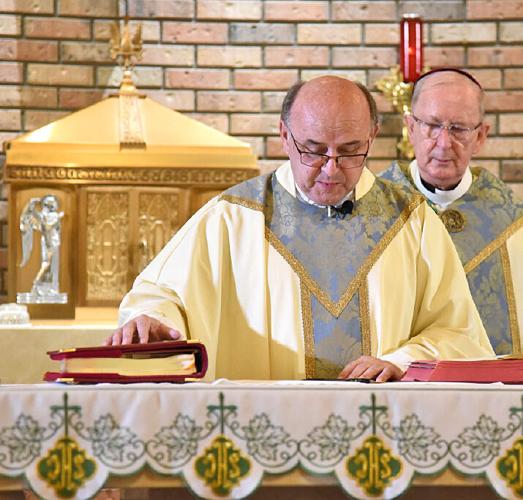 Parish receives 2 blessings — of portico and pastor | Orlando ...