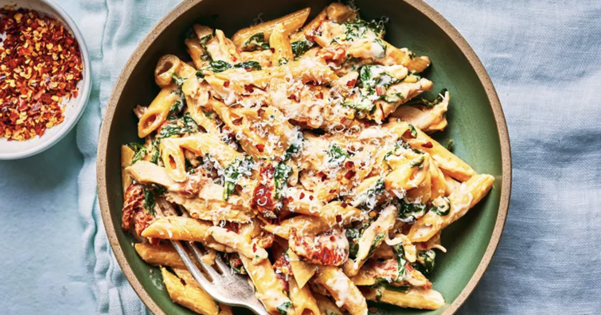 Spinach-And-Sun-Dried Tomato Pasta | Movies | thefloridacatholic.org