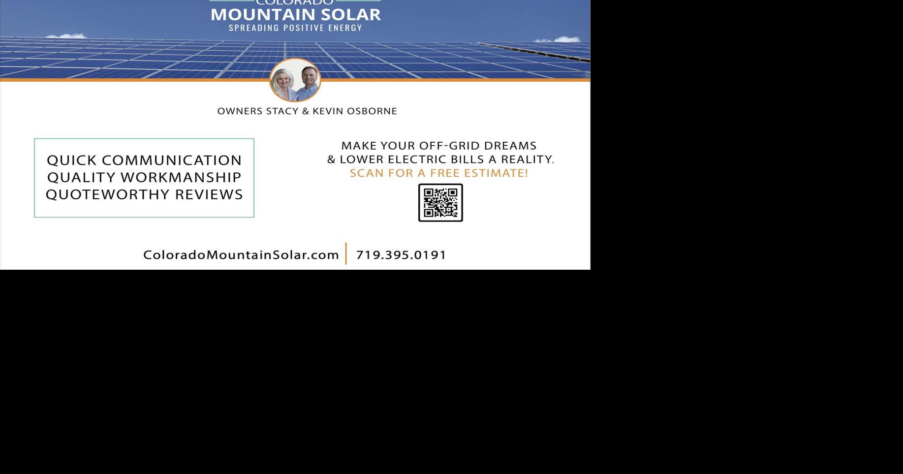 Business Spotlight: Colorado Mountain Solar powers local communities ...