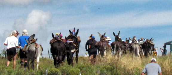 64th World Championship Pack Burro Race winners are George Zack, Karen ...