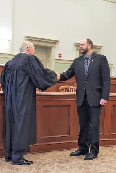 Jonathan Holley sworn in as Franklin County's newest school board member