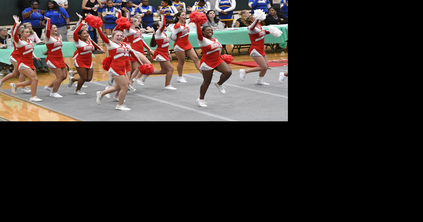 FC Varsity Competition Cheer team finishes third at Northside Invitational