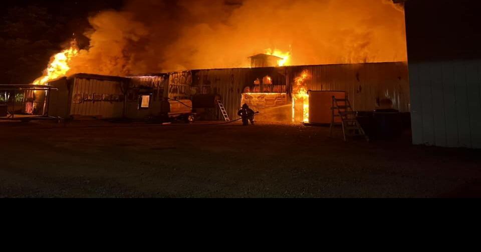 Fire burns a portion of Twin Creeks Distillery in Ferrum