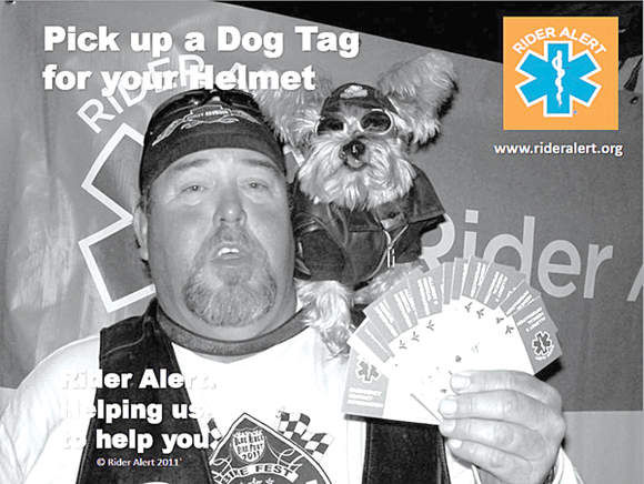 Rider Alert cards available to motorcyclists