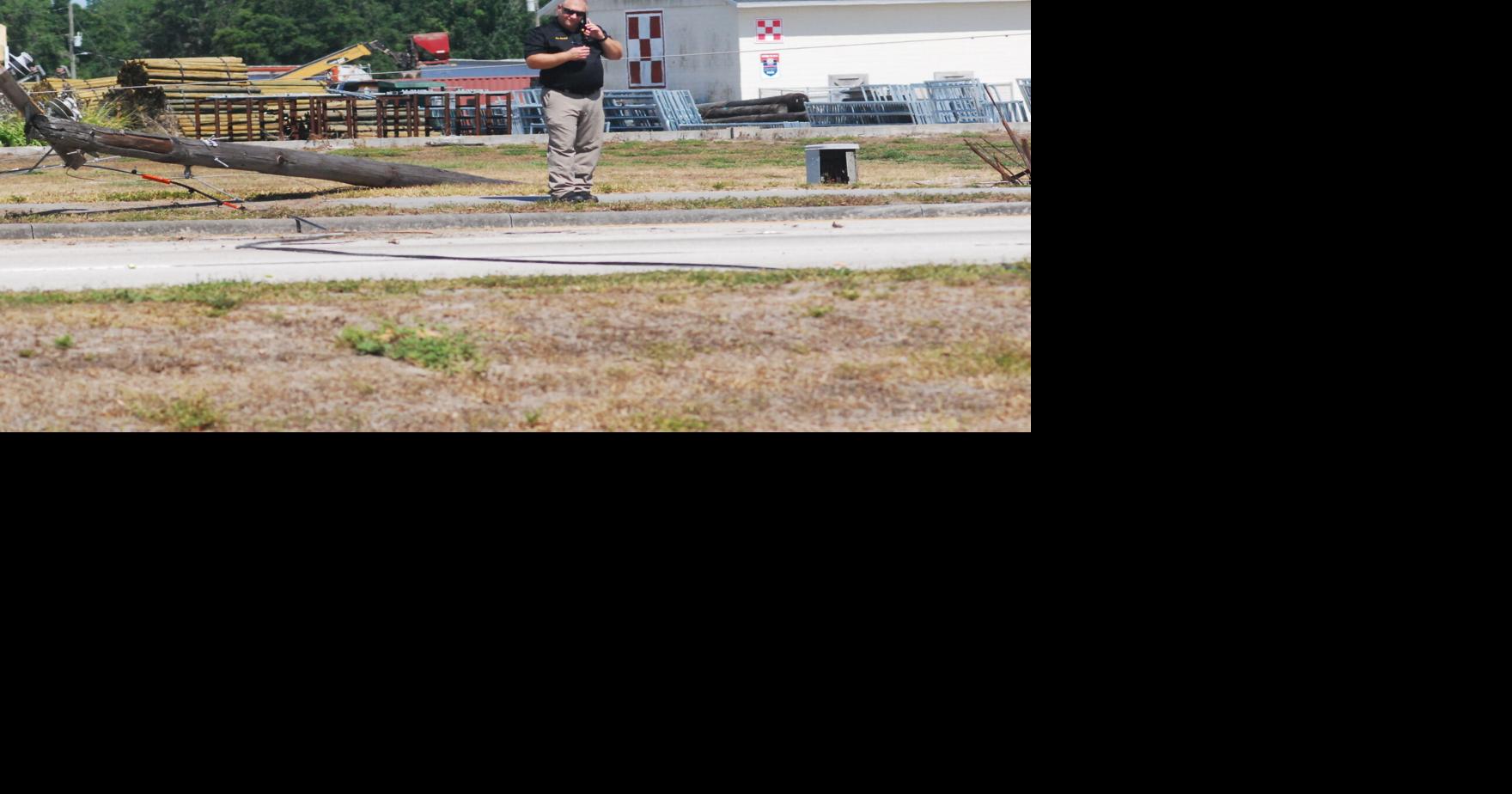 Downed Lines, Snapped Poles Force Closure Of U.S. 17 | News ...