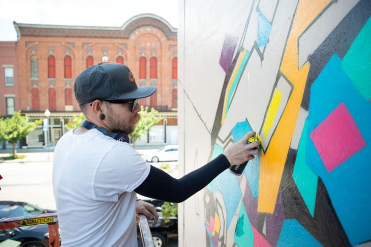 Mural Fest: Wild mustang connects artist to Dansville | Local News ...