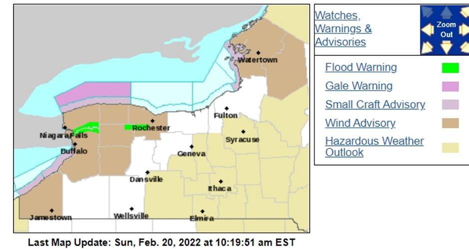 UPDATE: Flood warnings extended for Black, Tonawanda creeks | Local ...