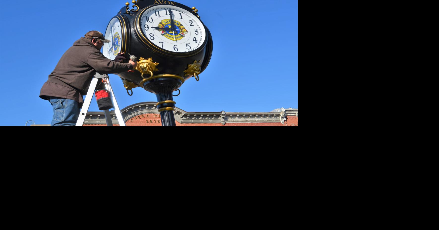 Avon Lions install centennial clock | Local News | thelcn.com
