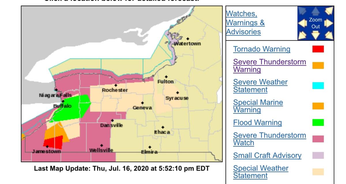 Flood warning issued for portions of Genesee and Wyoming counties ...