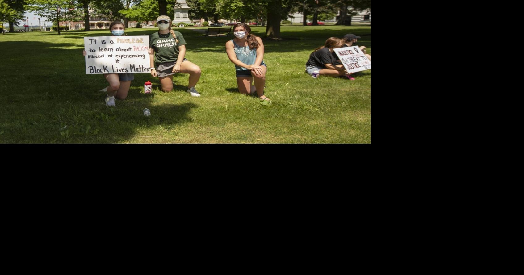 Peaceful protest in Avon aims to educate people about racism. | Local ...