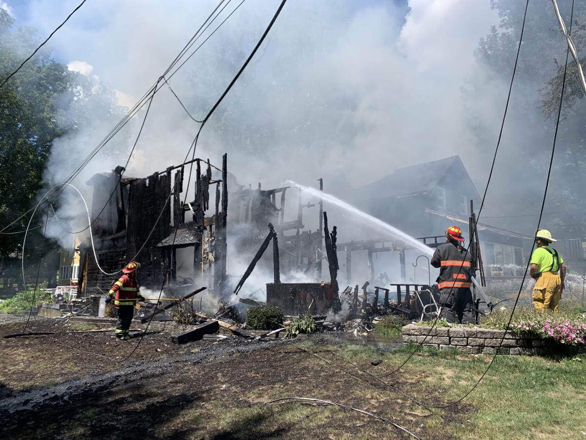 WATCH: Two houses destroyed, third badly damaged in Silver Lake blaze ...