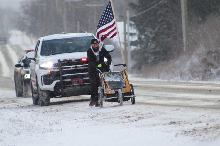 WATCH: Neither wind nor snow can stop Noah Coughlan on 'Run for America ...