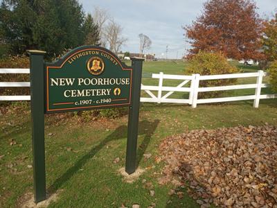 New sign at the Poor House Cemetery. | News | thelcn.com